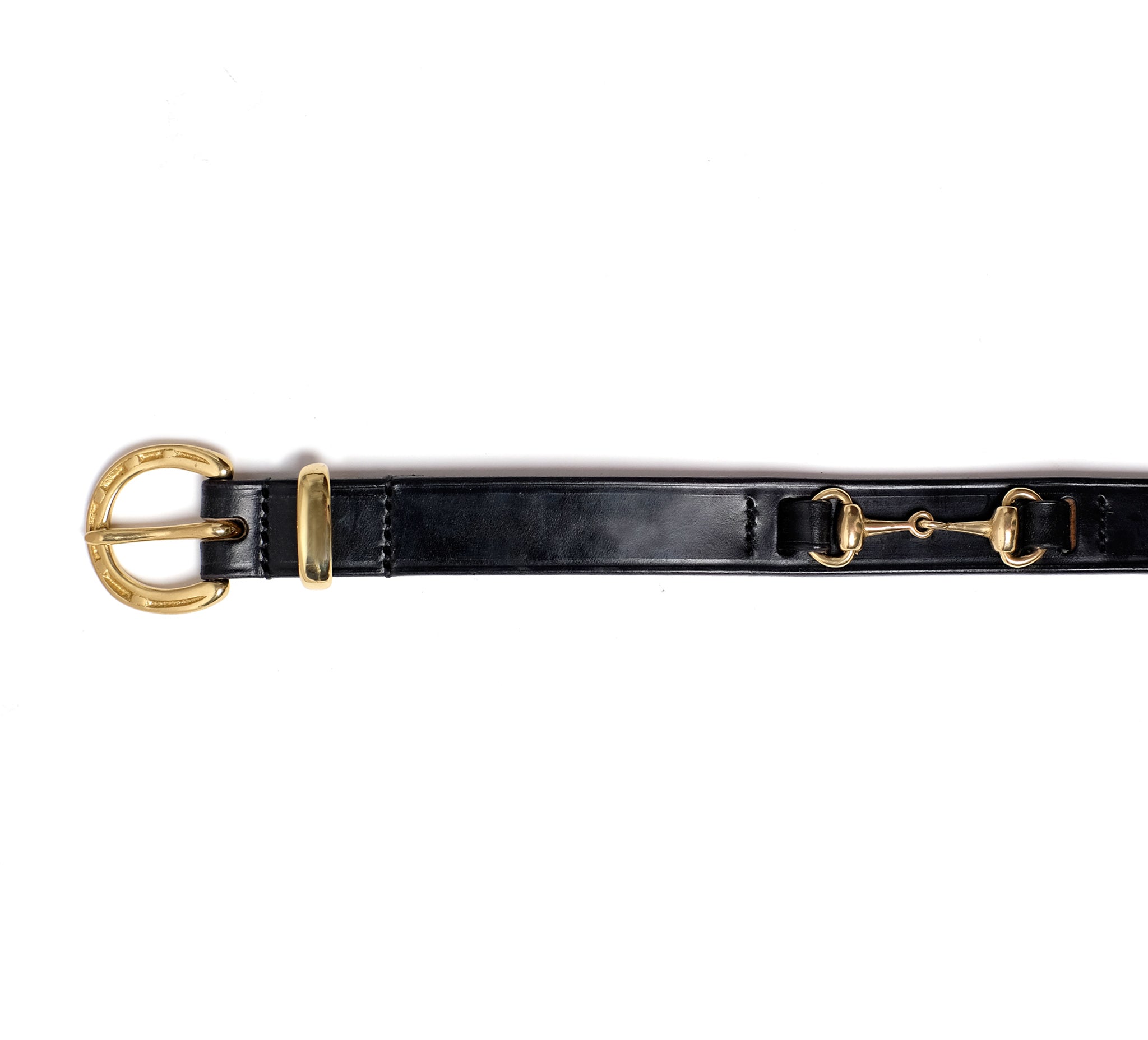 Trevalyn Horsebit Belt - Black Bridle – Horatio