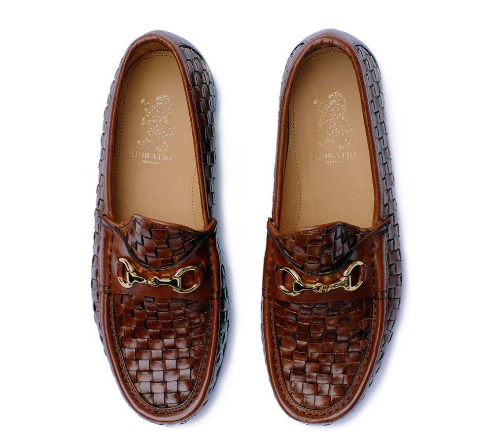 Beaufoy Loafer Brown Basket Weave – Horatio