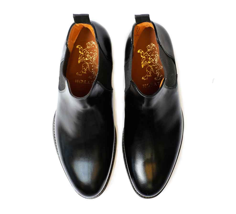 Wren Chelsea Boot - Black Calf – Horatio